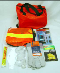 Evacuation Kit, w/crank flashlight - Four Directions Medical Supply